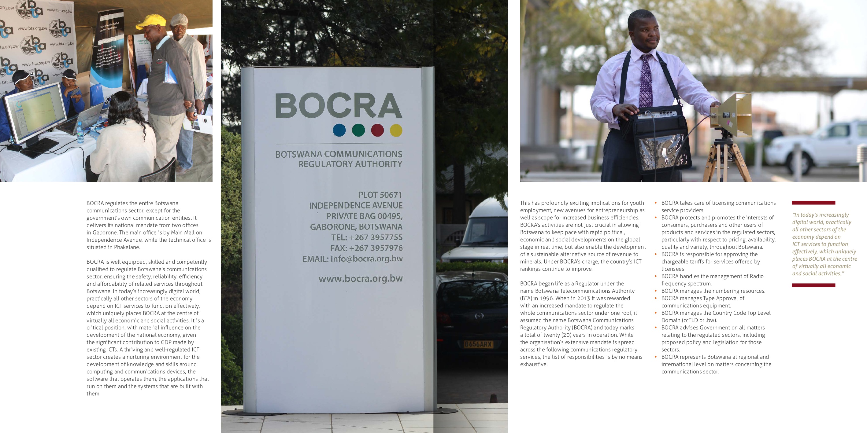 The Heritage | Botswana Communications Regulatory Authority